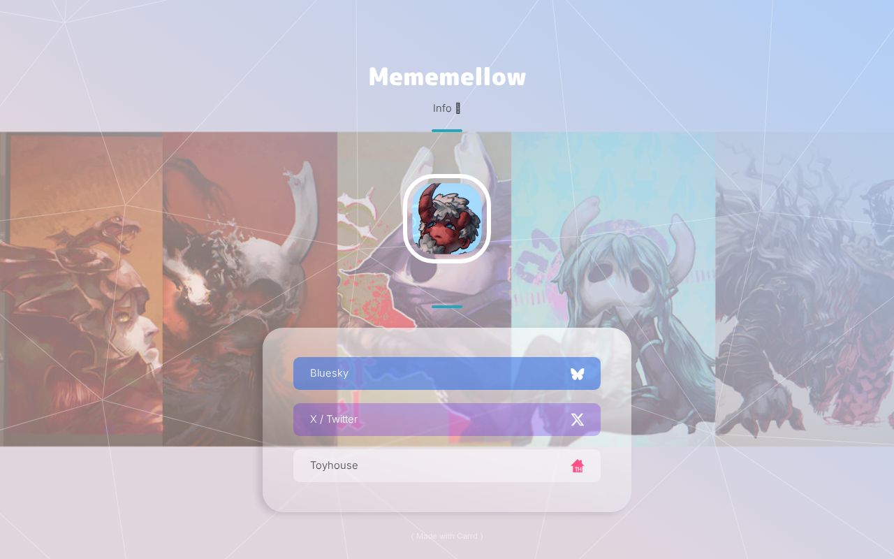 Mememellow social links